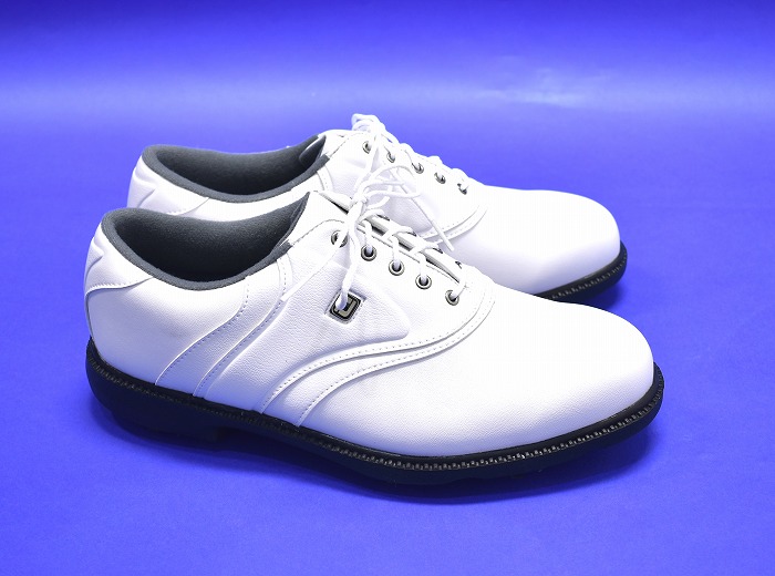 【楽天市場】【新品】FootJoy （フットジョイ）FJ Originals Cleatd PLAIN Toe Twin Saddle ...