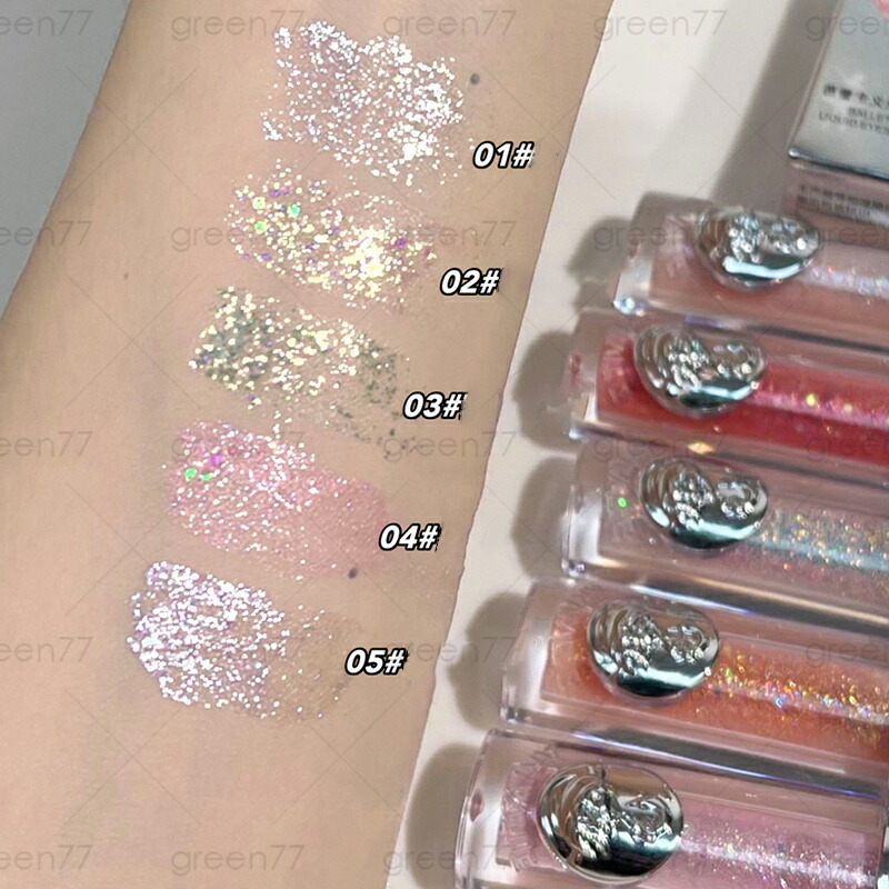 【楽天市場】リキッドアイシャドウ (cs243#) 日本国内当日発送 5color アイシャドウ 韓国コスメ 50代 40代 目元 キラキラ ...