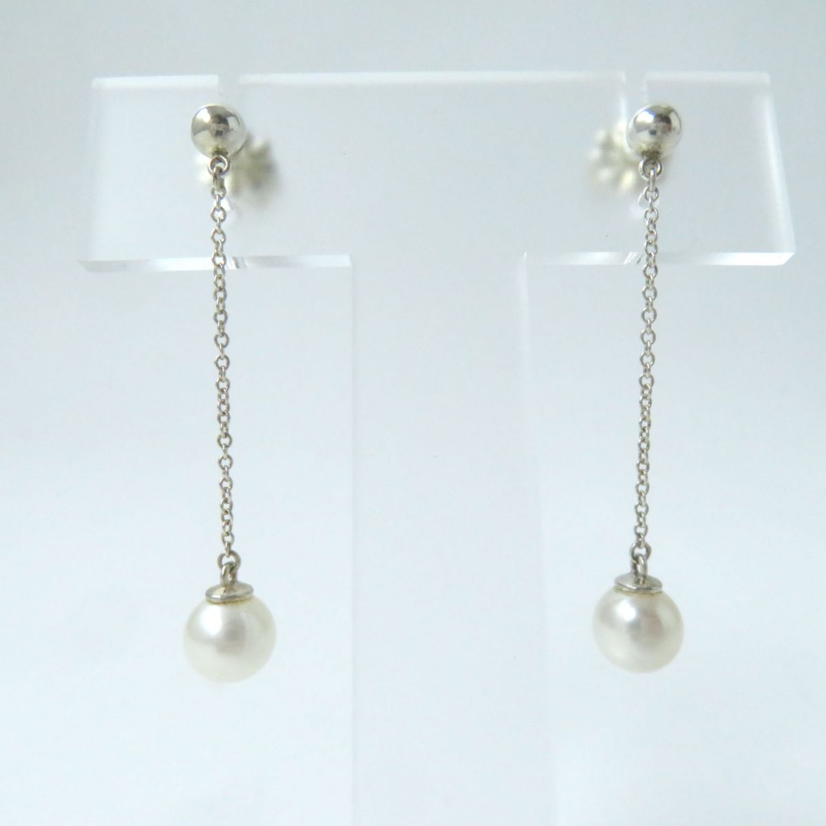 【楽天市場】極美品☆ティファニー ジーグフェルド コレクション Ag925 フレッシュウォーター パール ドロップ ピアス シルバー 箱・保存 ...