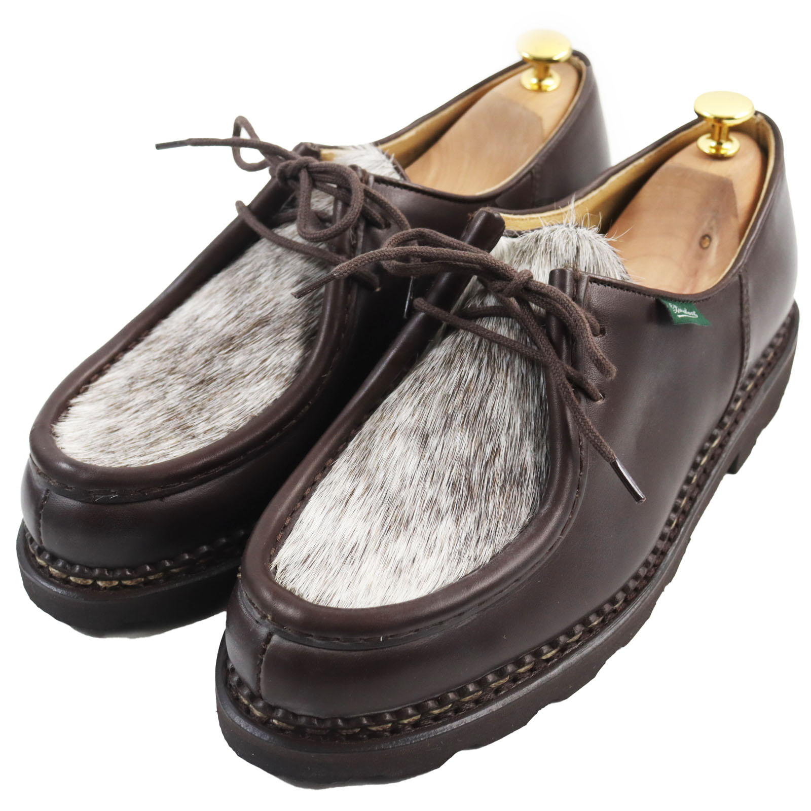 【楽天市場】未使用品 Paraboot パラブーツ 715722 MICHAEL PONY ミカエル ポニー チロリアンシューズ レザー ...