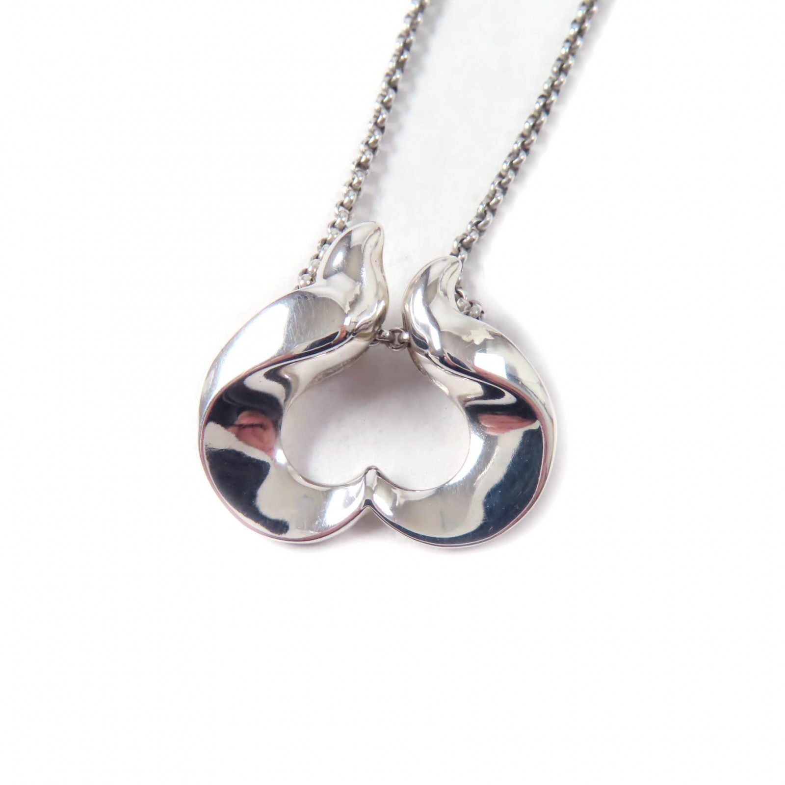 【楽天市場】良品★Georg Jensen ジョージジェンセン 1995 ラブハート ネックレス ペンダント アクセサリー SV925 シルバー 重量8.2g レディース【中古】：衣類 ...