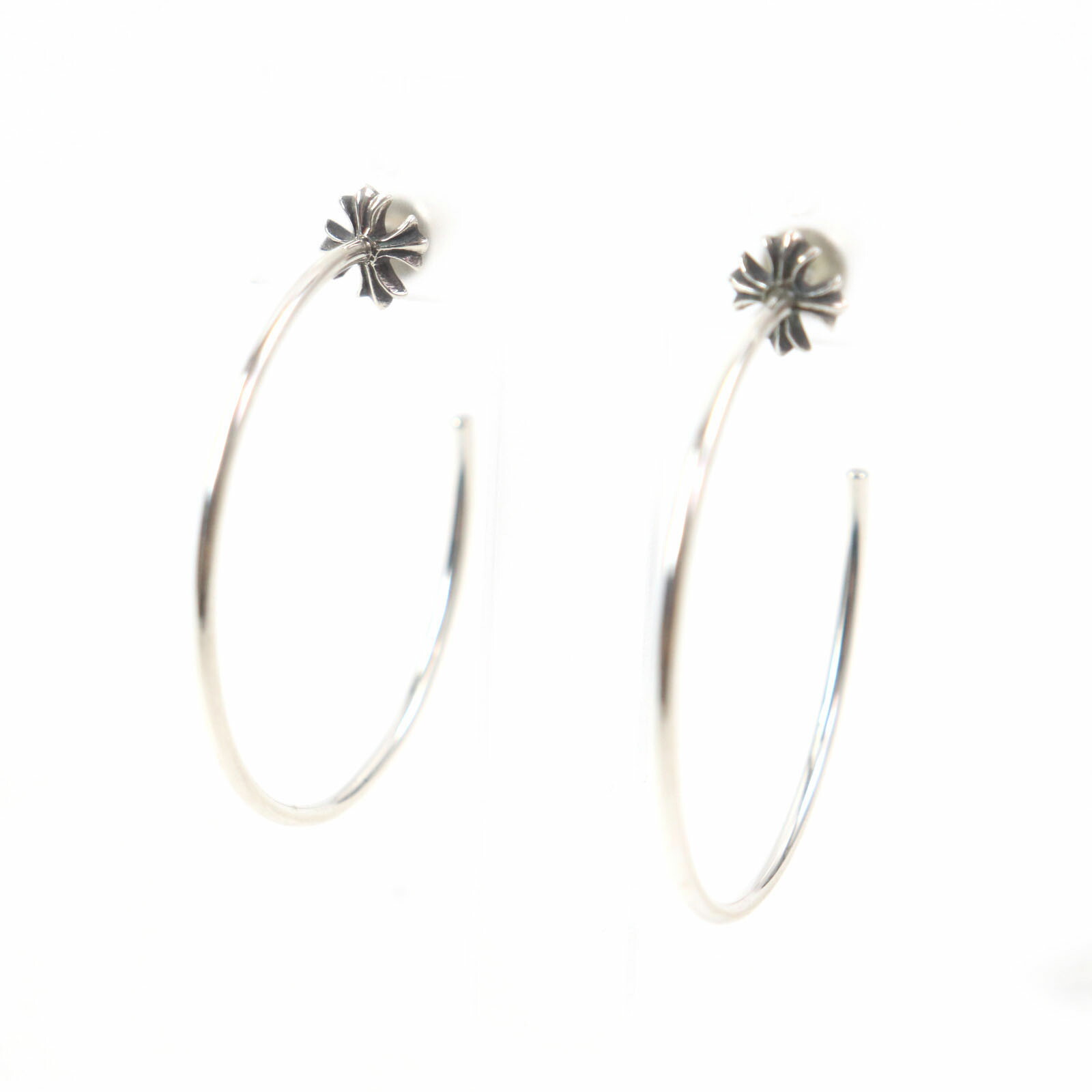 【楽天市場】極美品 CHROME HEARTS クロムハーツ CHプラスフープピアス SV925 14K シルバー ゴールド 総重量5.4g メンズ レディース アクセサリー【中古】：衣類 ...