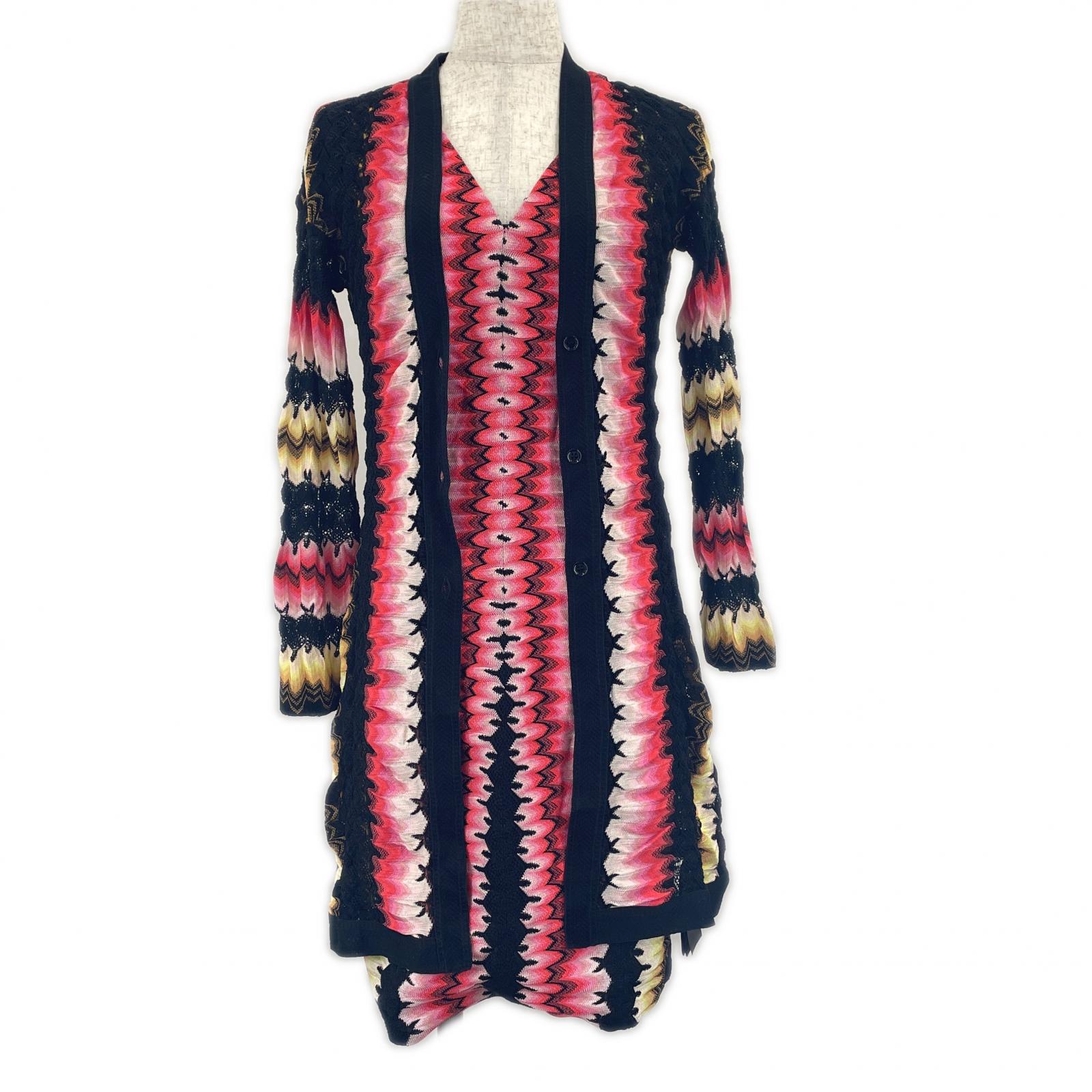 楽天市場】未使用品☆Missoni ミッソーニ 総柄 Vネックカーディガン＋