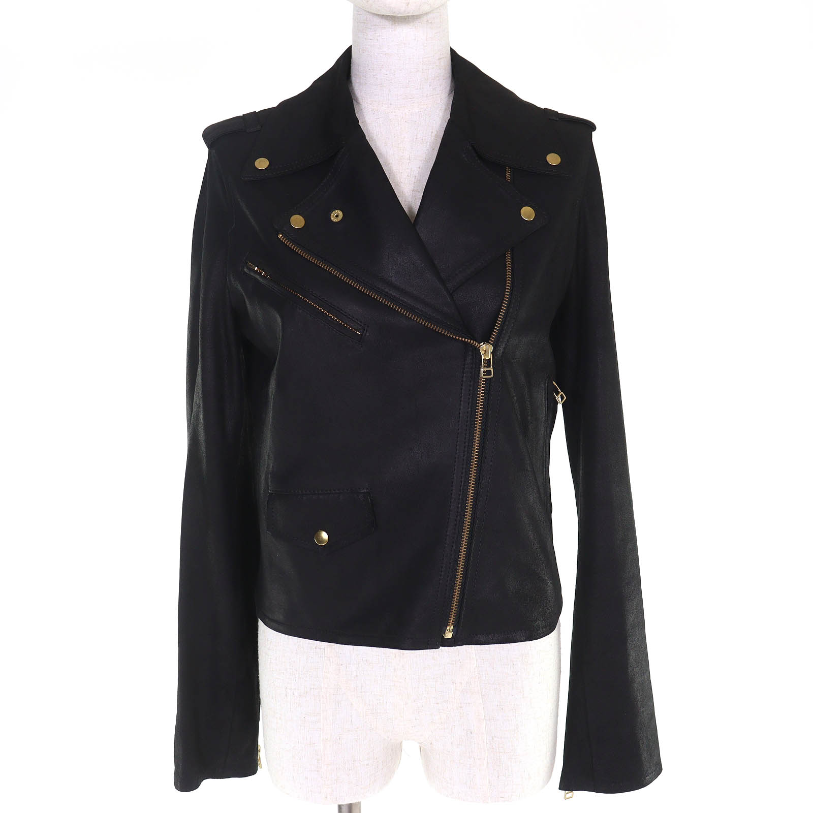 【楽天市場】極美品 Ballet by BACKLASH バレエバイバックラッシュ 18-9-JK-07L ゴートレザー ライダースジャケット ...
