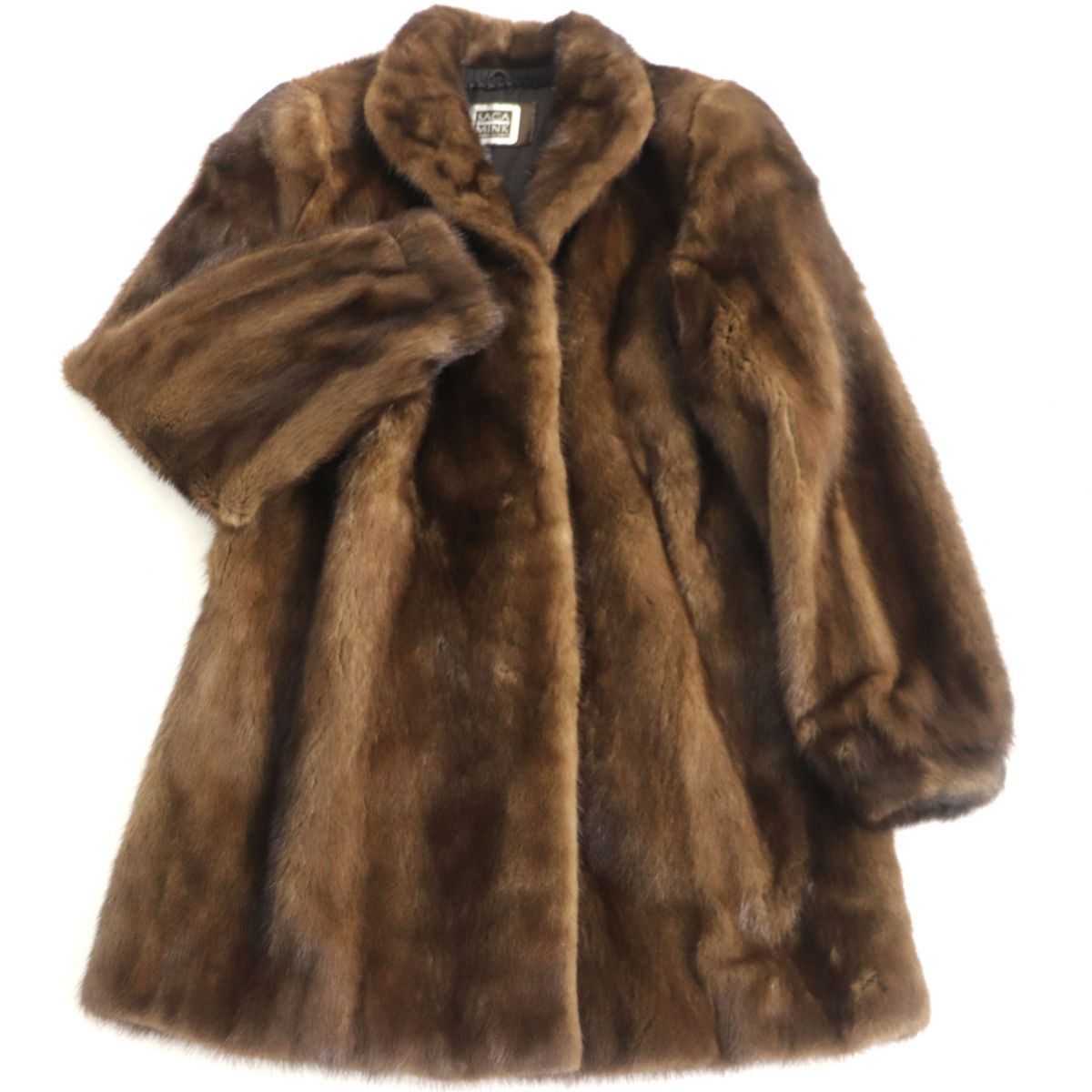 【楽天市場】極美品★OS FUR SAGA MINK サガミンク 本毛皮コート ブラウン 6号 毛質艶やか・柔らか 【中古】：衣類＆ブランド ...