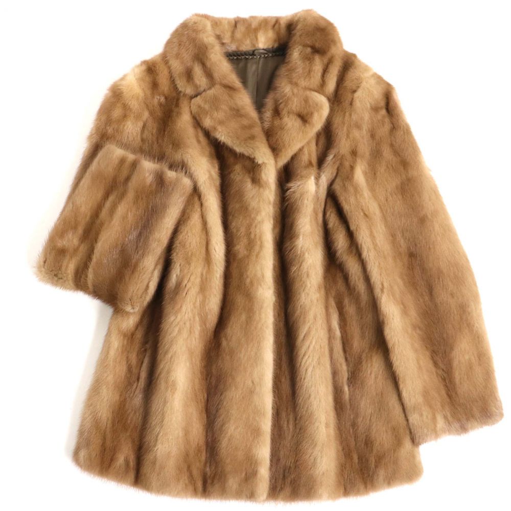 【楽天市場】極美品 OS FUR MINK ミンク 本毛皮コート ライトブラウン 毛質艶やか・柔らか 【中古】：衣類＆ブランドリサイクル GREEN