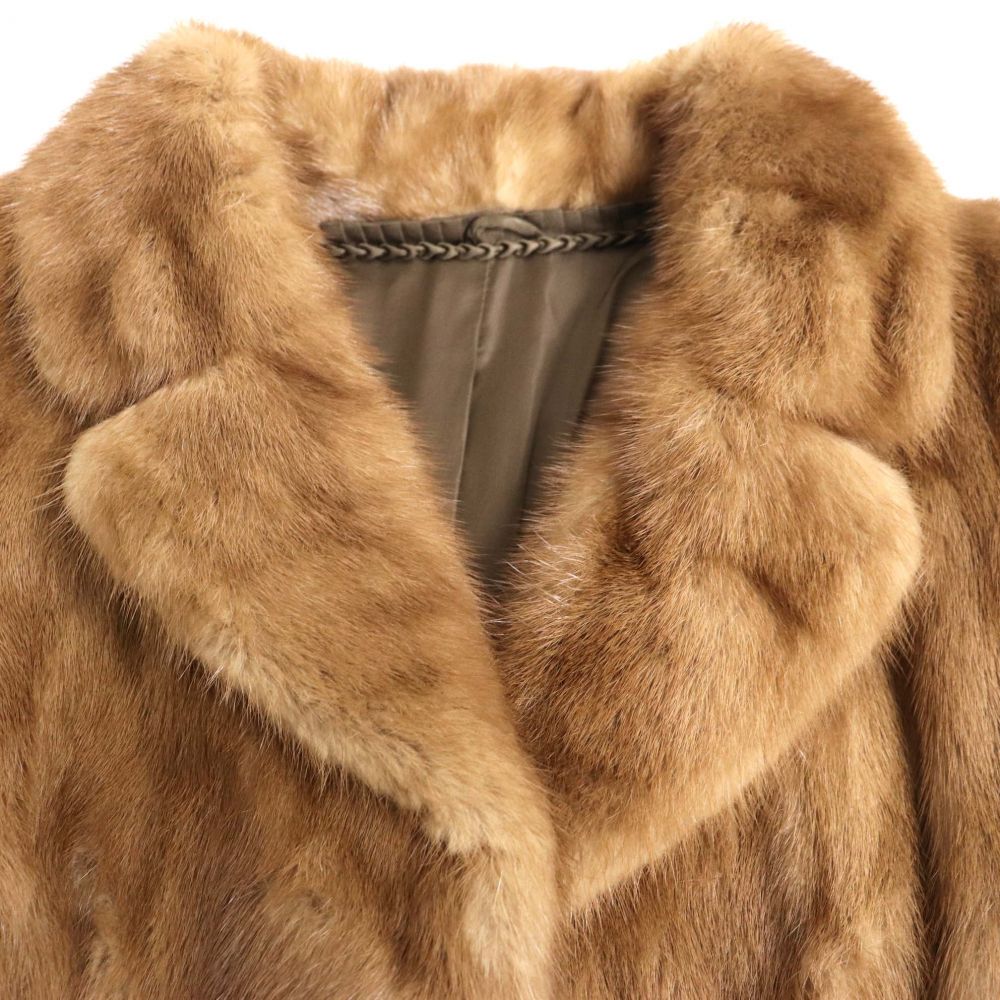 【楽天市場】極美品 OS FUR MINK ミンク 本毛皮コート ライトブラウン 毛質艶やか・柔らか 【中古】：衣類＆ブランドリサイクル GREEN