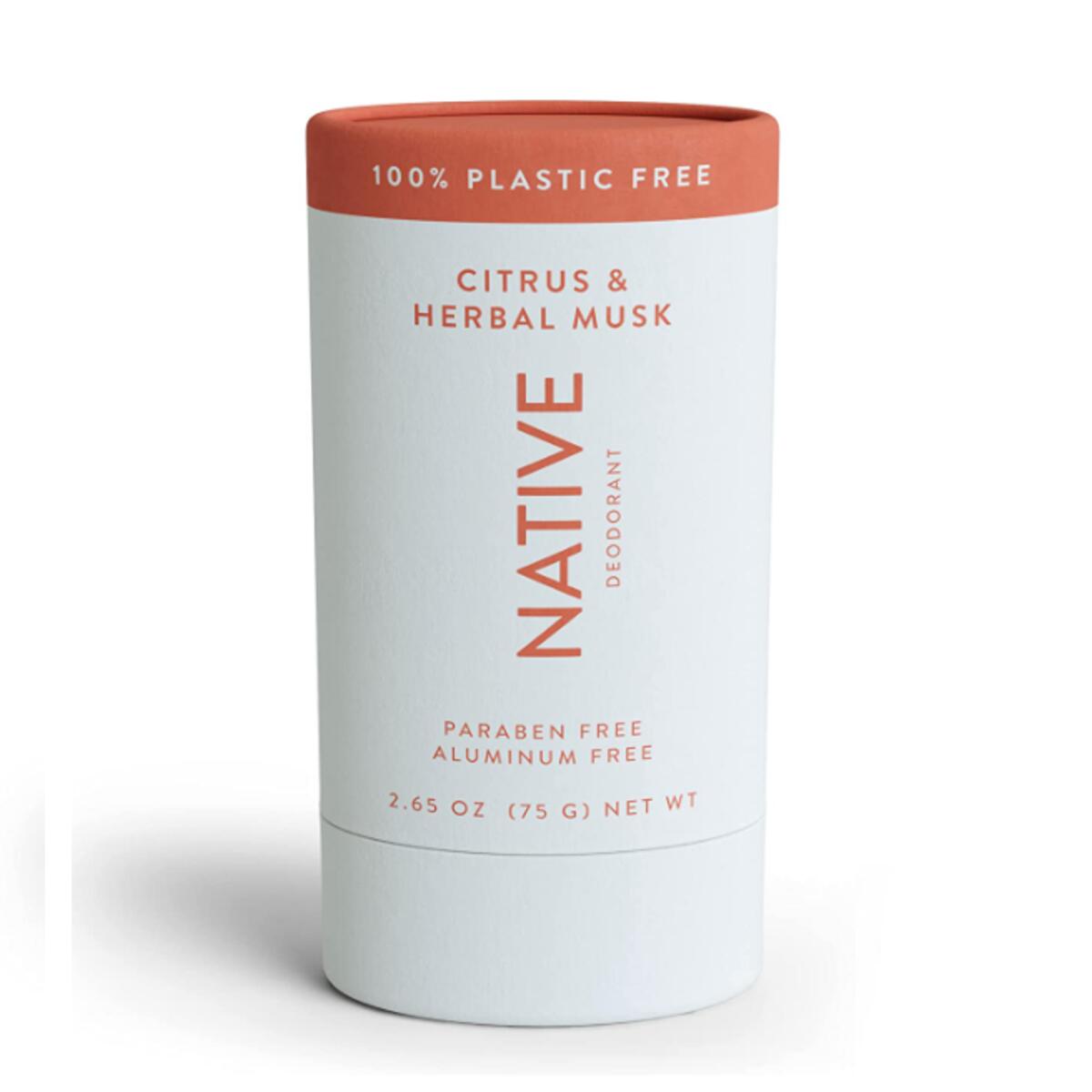 【楽天市場】【追跡可能海外メール便】ネイティブプラスチックフリーデオドラント 2.65oz（75g） 女性と男性のためのナチュラルデオドラント ...