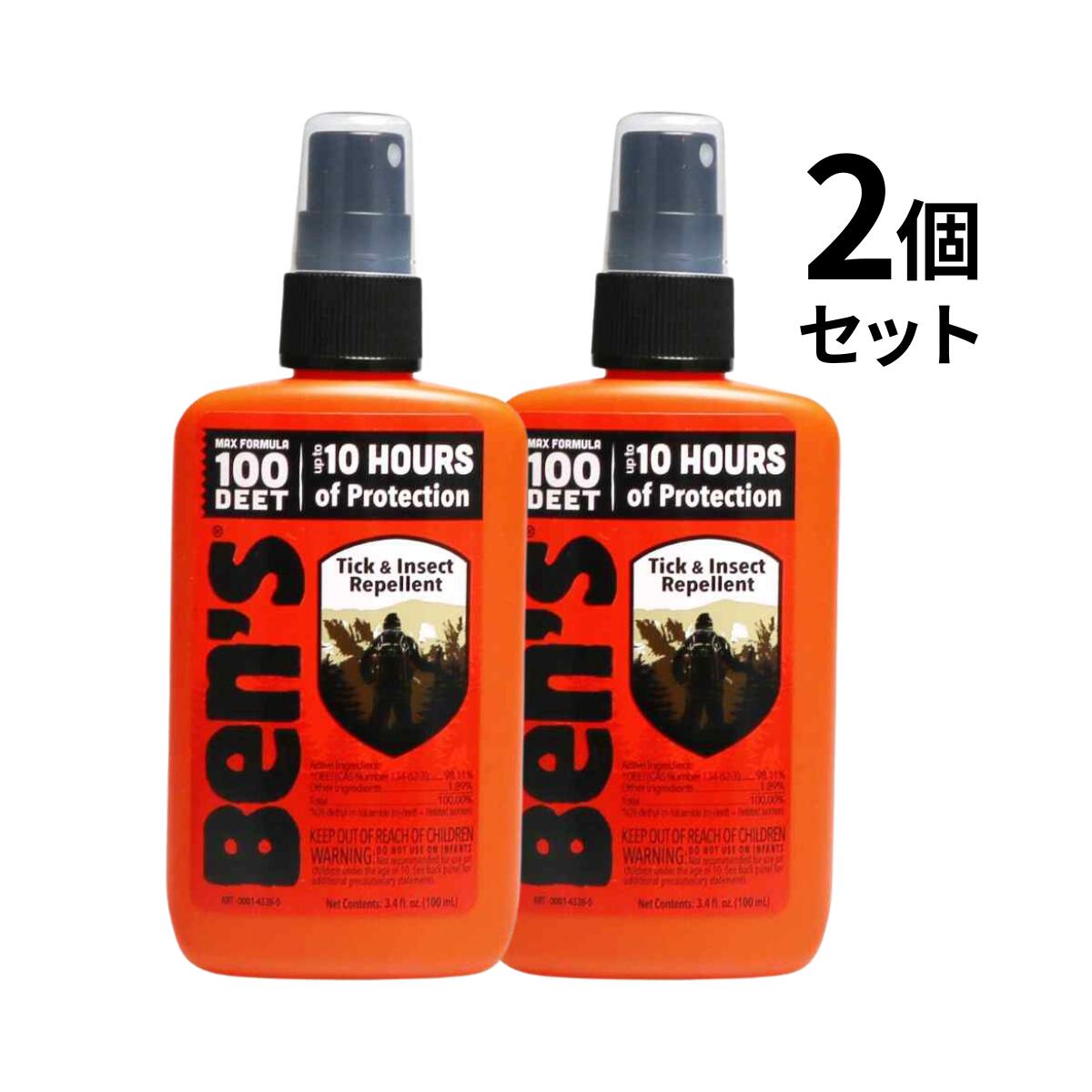 【楽天市場】【エクスプレス便】Ben's 100 MAX Deet Insect Repellent Spray 3.4 Oz 100% ...