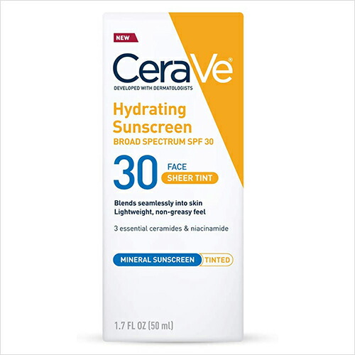 【楽天市場】【追跡可能海外メール便】 CeraVe Hydrating Sunscreen SPF30 1.7oz 50ml セラヴィ 日焼け ...