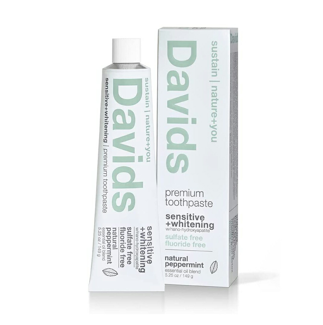 【楽天市場】【追跡可能海外メール便】 Davids Nano Hydroxyapatite Natural Toothpaste ...