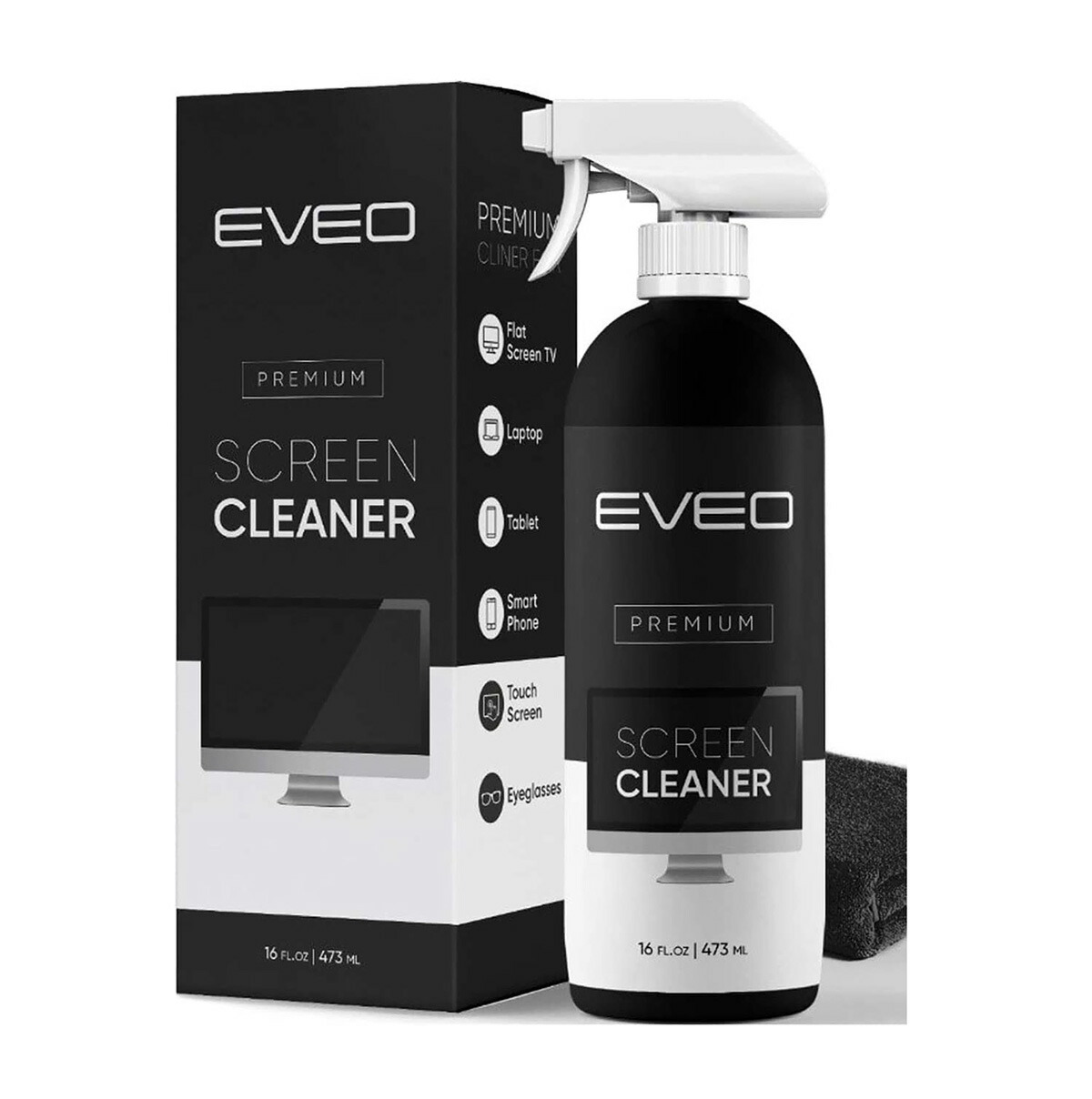 【楽天市場】【エクスプレス便】EVEO Screen Cleaner Spray 16oz スクリーンクリーナースプレー 473ml マイクロ ...