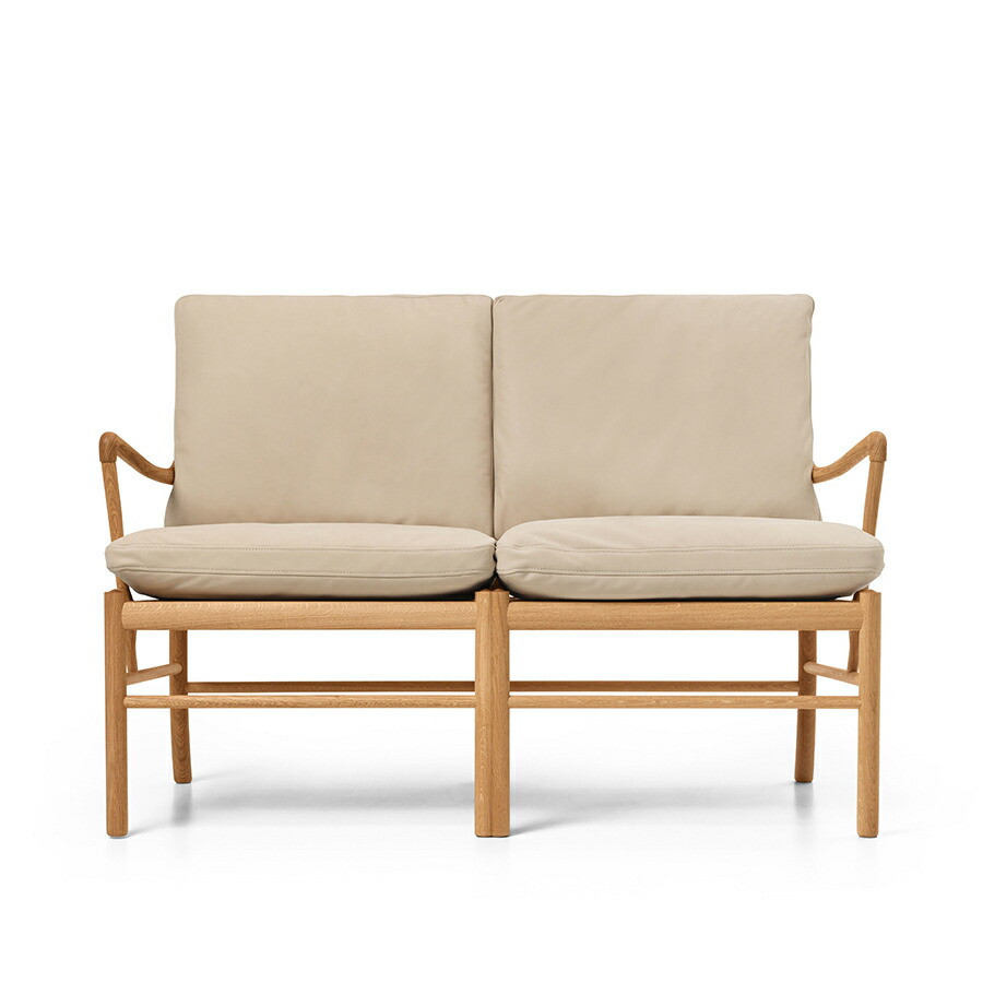 【楽天市場】OW149-2 コロニアルソファ TERRAレザー (Lime 20365) ｜COLONIAL SOFA｜Ole Wanscher (オーレ・ヴァンシャー) カール・ハンセン ...
