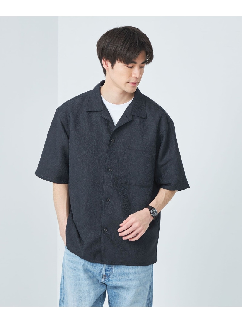 【楽天市場】リネンライク ジャカード 半袖 シャツ UNITED ARROWS green label relaxing ユナイテッドアローズ ...