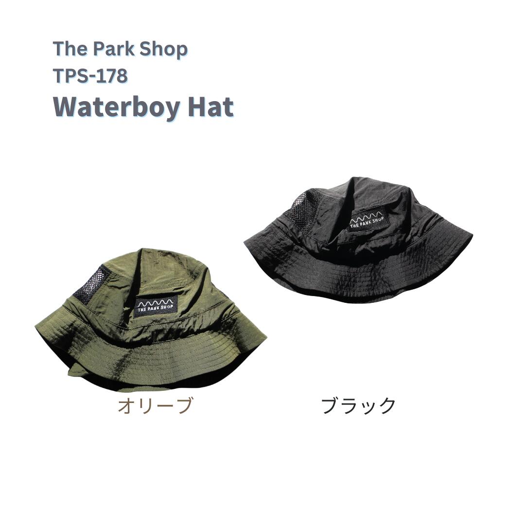 【楽天市場】The Park Shop ザ パークショップ TPS 178 Waterboy Hat 水陸両用 アクティブハット アジャスター ...
