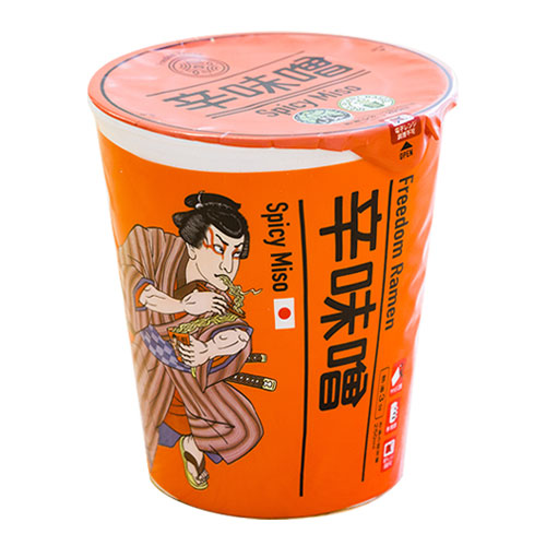 【楽天市場】Freedom Ramen ハラルカップめん (辛味噌味) 70g ヴィーガン対応：グリーンカルチャー ONLINE STORE