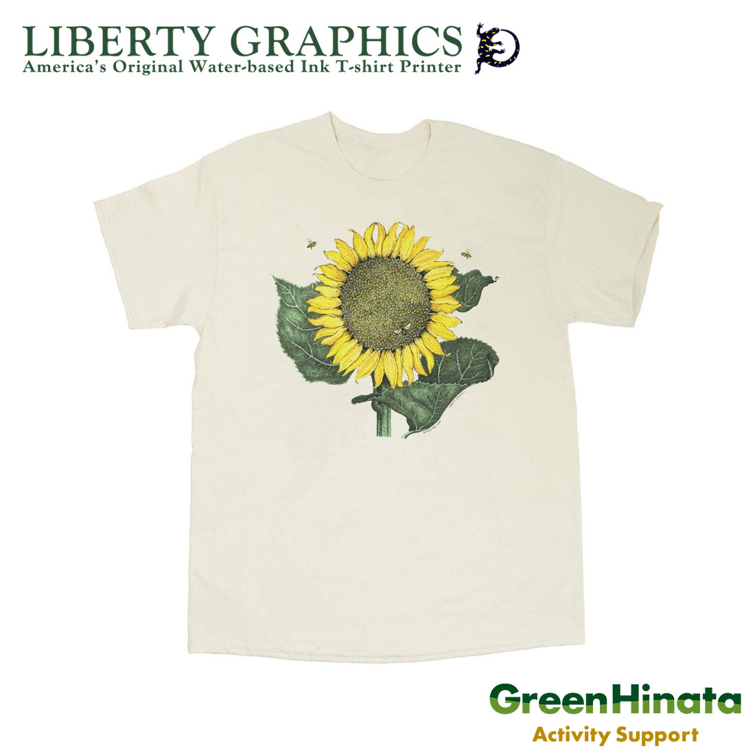 【楽天市場】【正規品】 リバティグラフィックス リバティグラフィックス T SUNFLOWER AND BEES Tシャツ ユニセックス ...