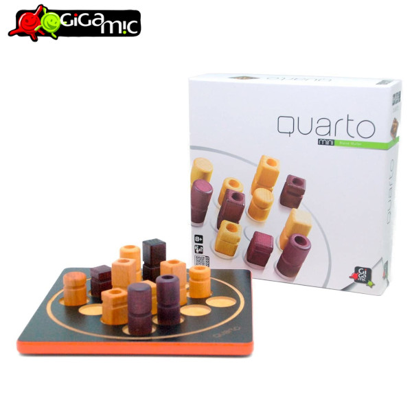 【楽天市場】【訳あり】Gigamic ギガミック Quarto mini クアルト ミニ GDQA ボードゲーム テーブルゲーム 木製 おもちゃ 玩具 知育 脳トレ フランス 持ち運び 携帯 ...