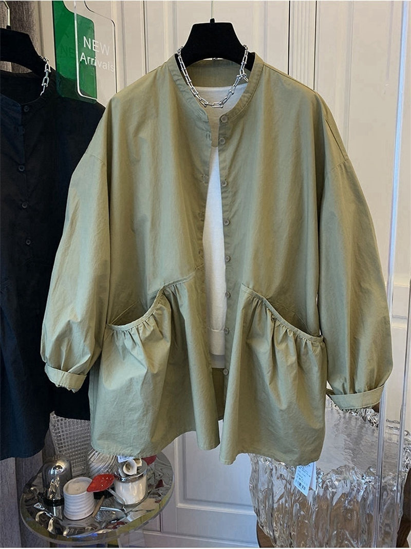 【楽天市場】カジュアル気質 chic 長袖シャツ/ブラウス (T)：グリンファクトリー