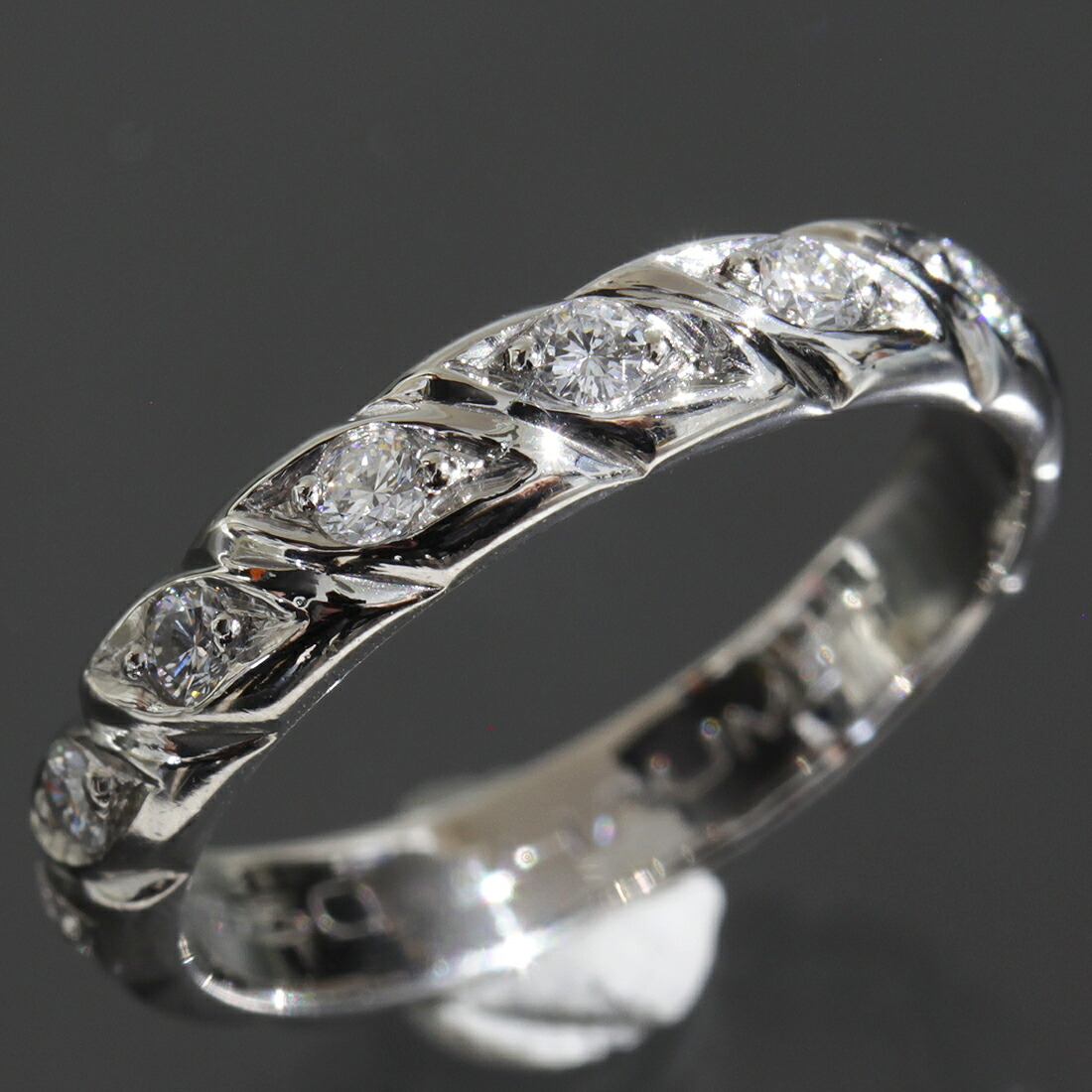 【楽天市場】ショーメ トルサード ダイヤ 7P リング 6.5号 Pt950 新品仕上済 指輪 3.6g 3.3mm幅 CHAUMET ...