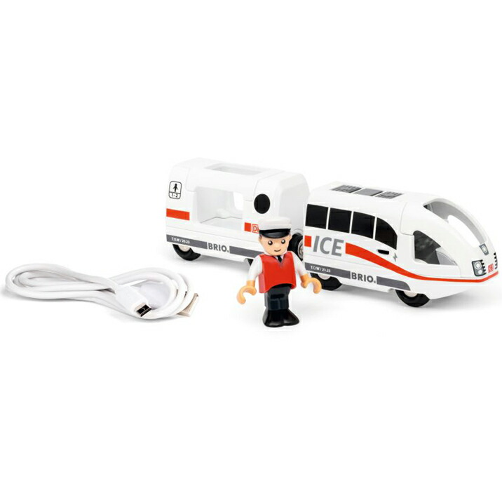 【楽天市場】BRIO ブリオ 木製レール USB充電式ICEトレイン 電動列車 世界の鉄道シリーズ 木のおもちゃ：木のおもちゃと雑貨 Sora