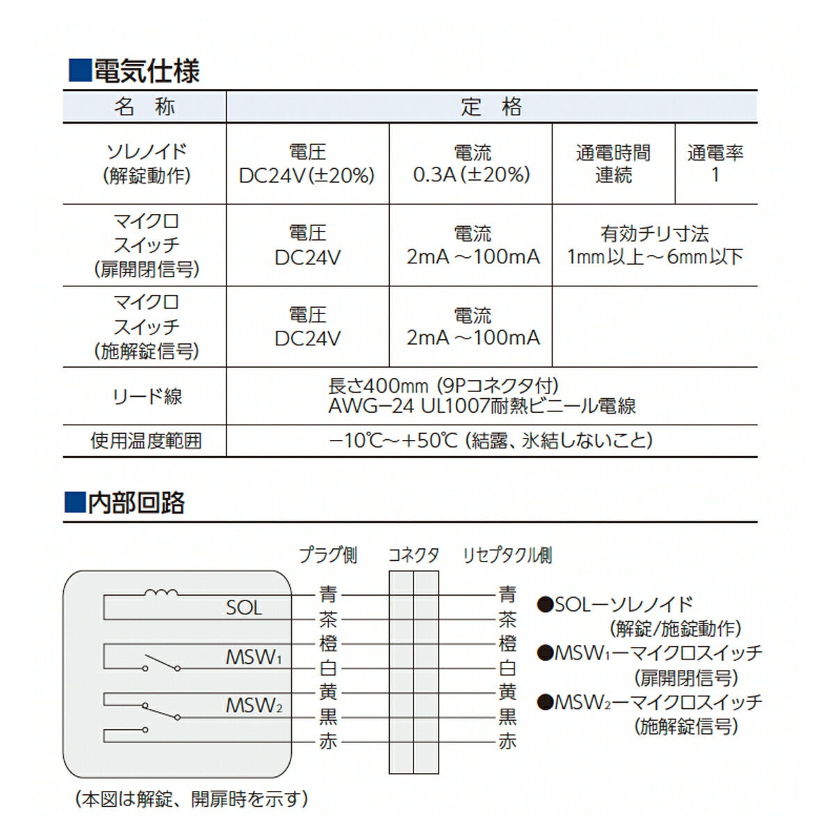 【楽天市場】美和ロック 電気錠 MIWA ASR DT40 片【通電時施錠型 セキュリティ ストライク 停電時解錠型 送料無料】：グランドロック