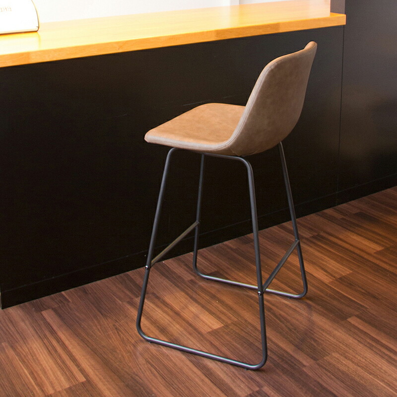 【楽天市場】【ハイバックタイプ】商品名| STOLTO ストルト カウンターチェア ハイチェア【1台単品】カラー| キャメル色シートサイズ ...