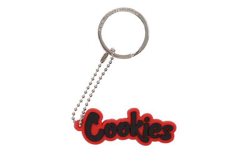 【楽天市場】COOKIES ORIGINAL LOGO KEYCHAIN CM232AMI02クッキーズ/キーチェーン/レッド：GROW ...