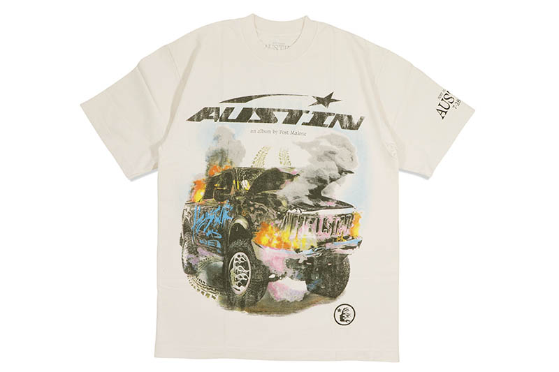 【楽天市場】HELLSTAR STUDIOS POST MALONE AUSTIN T-SHIRTS (CREAM)ヘルスター/ショート ...
