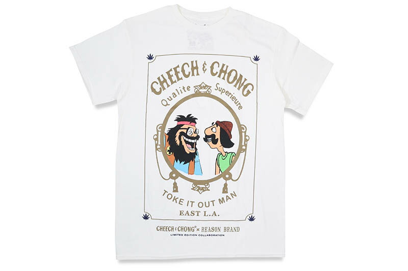 【楽天市場】REASON CLOTHING CHEECH & CHONG ROKE TEE (CC1-04:WHITE)リーズンクロージング ...