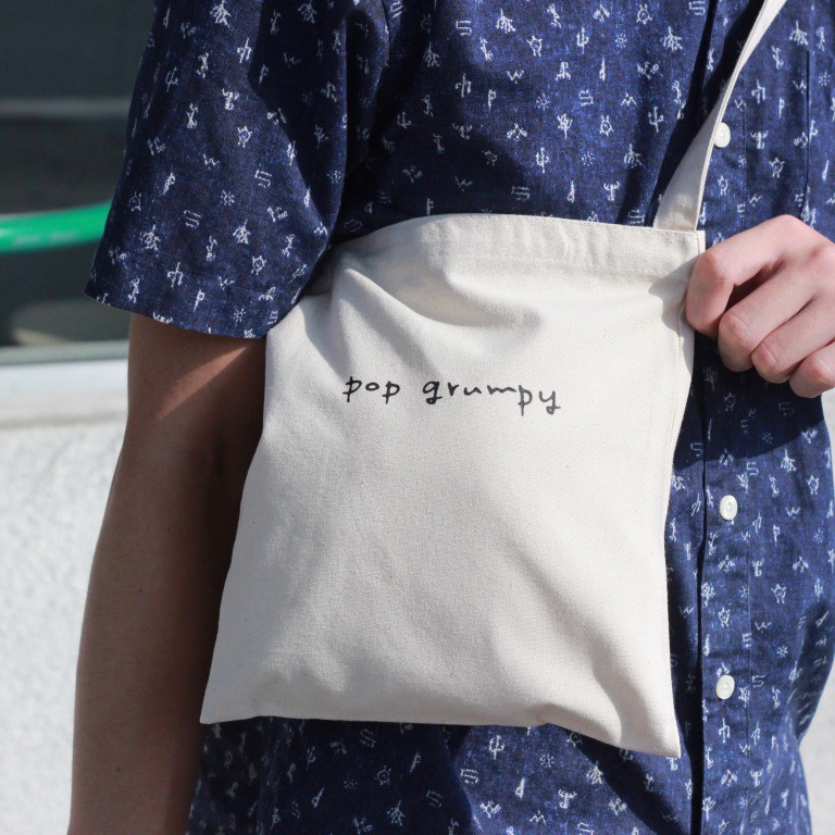 【楽天市場】[メール便対応]pop grumpy オリジナルサコッシュ サコッシュ ショルダー ポーチ ポップグランピー：クロモリ自転車専門店グランピー