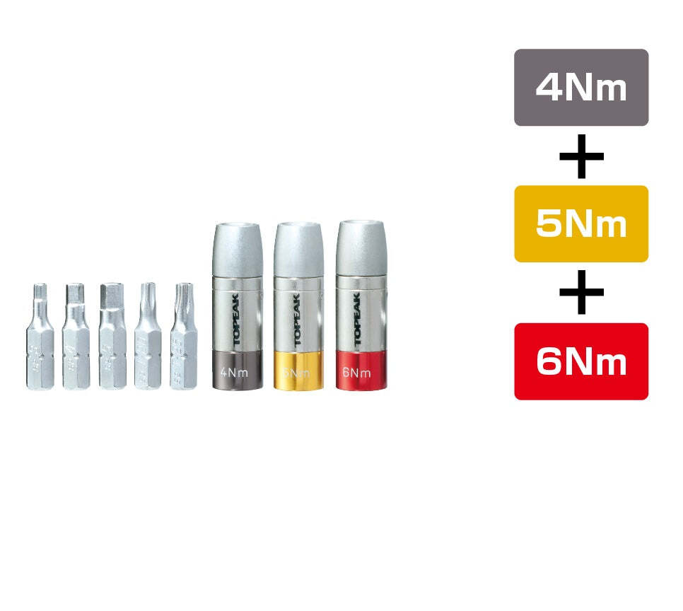 【楽天市場】TOPEAK NANO TORQBOX DX 4Nm/5Nm/6Nm トルクビットセット トピーク：クロモリ自転車専門店グランピー