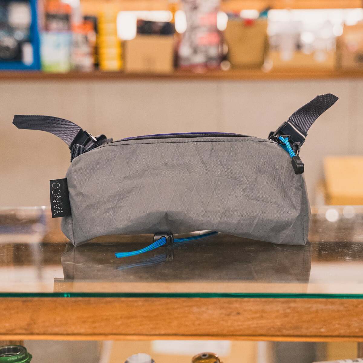 【楽天市場】【中古】YANCO bar bag (grey/lavender) ハンドルバッグ：クロモリ自転車専門店グランピー