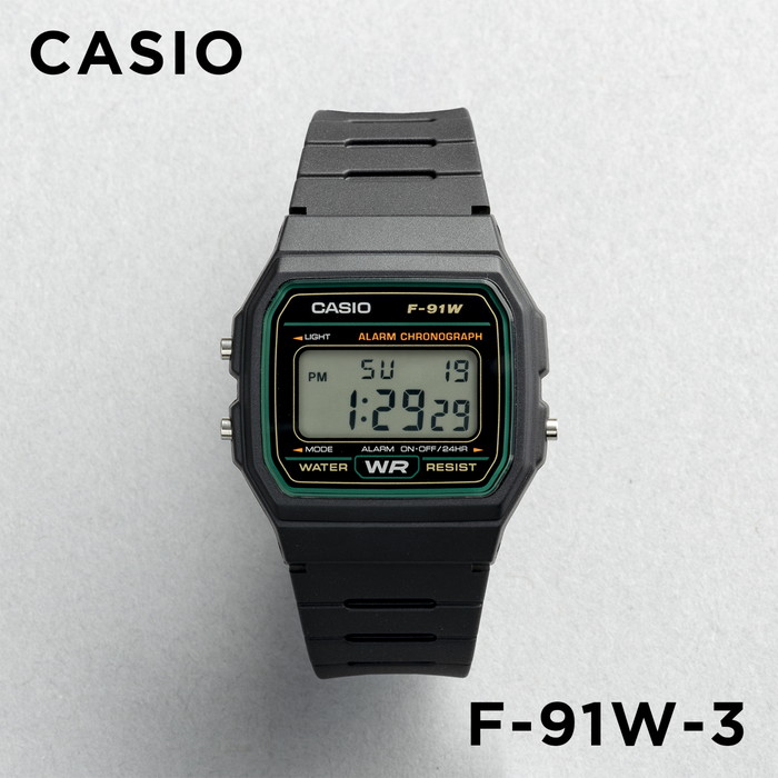 【楽天市場】【10年保証】【日本未発売】CASIO STANDARD カシオ スタンダード F-91W-3 腕時計 時計 ブランド メンズ レディース キッズ 子供 男の子 女の子 チープ ...