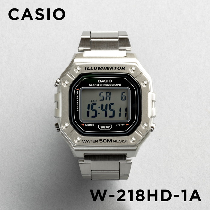 【楽天市場】【10年保証】【日本未発売】CASIO STANDARD カシオ スタンダード W-218HD-1A 腕時計 時計 ブランド ...