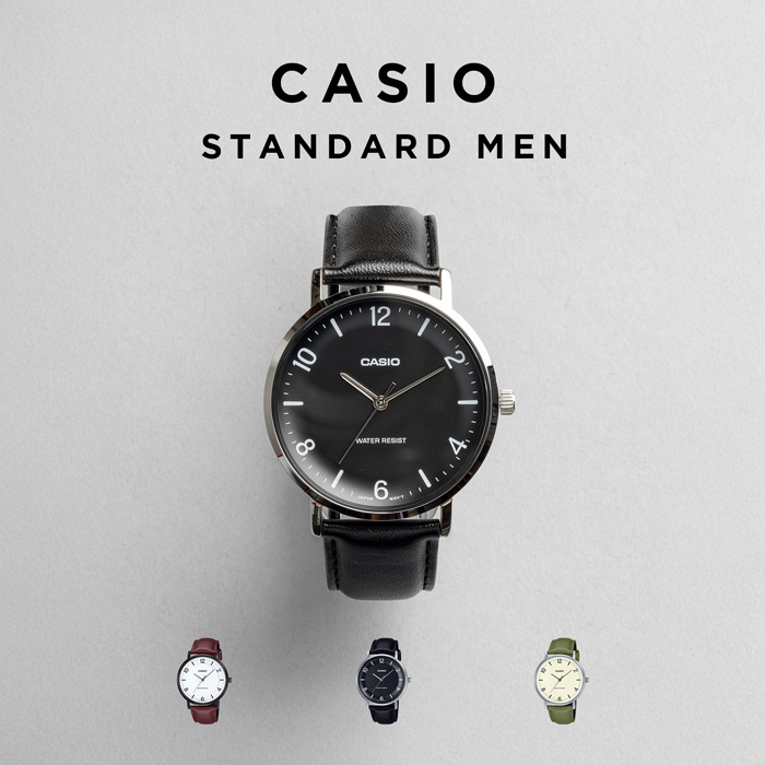 【楽天市場】【10年保証】【日本未発売】CASIO STANDARD MENS カシオ スタンダード MTP-VT03L 腕時計 時計 ...