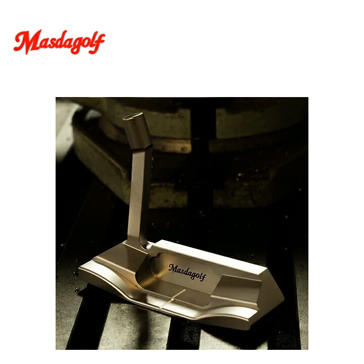 【楽天市場】Masda Golf/マスダゴルフ スタジオ5 ブレード型パター ワイドソール スラントネック STUDIO-5 STUDIO5 PUTTERホワイトビーズ仕上げ 【受注生産モデル ...