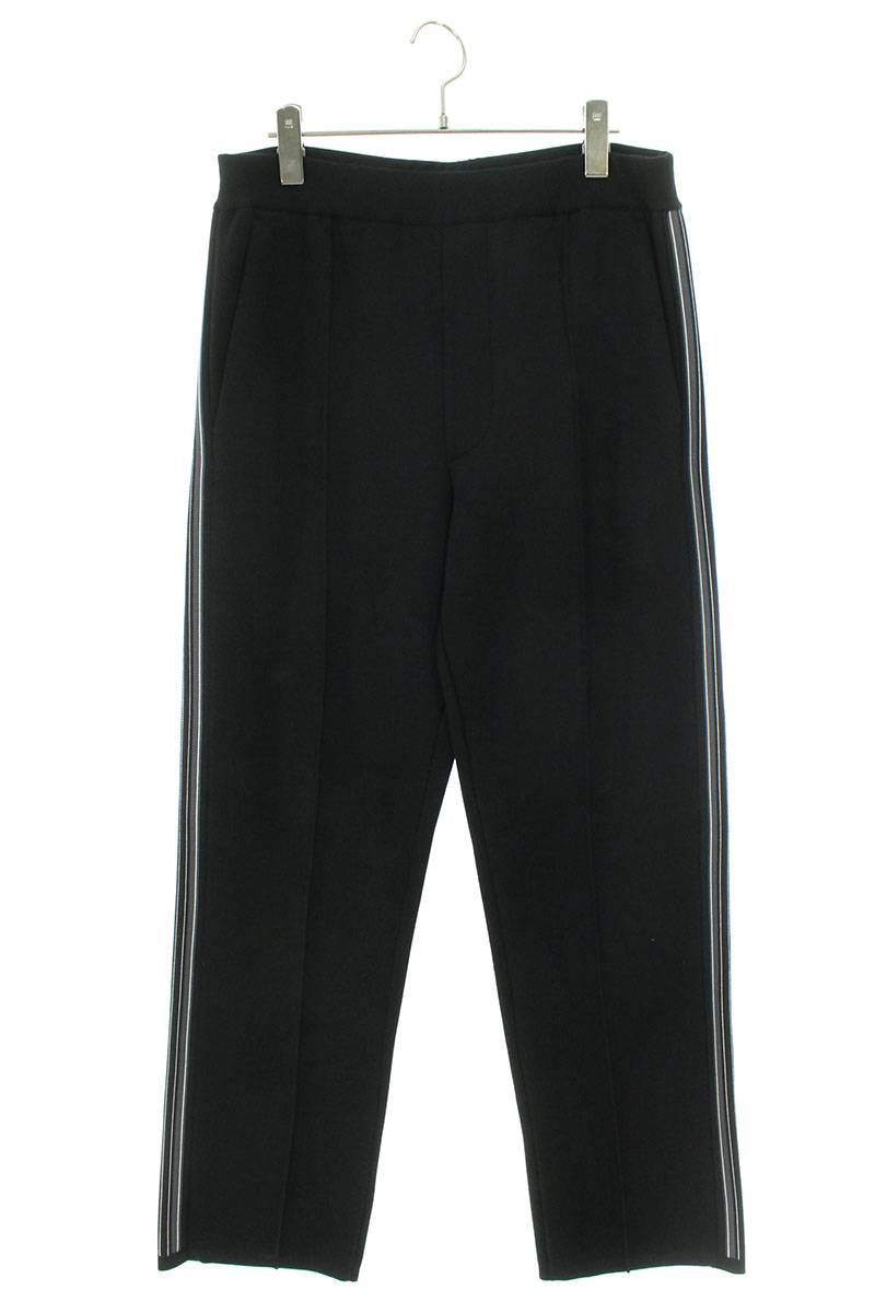 【楽天市場】プラダ PRADA サイズ:48 23SS UMP129 トライアングルプレートシルク混トラックロングパンツ(ブラック ...