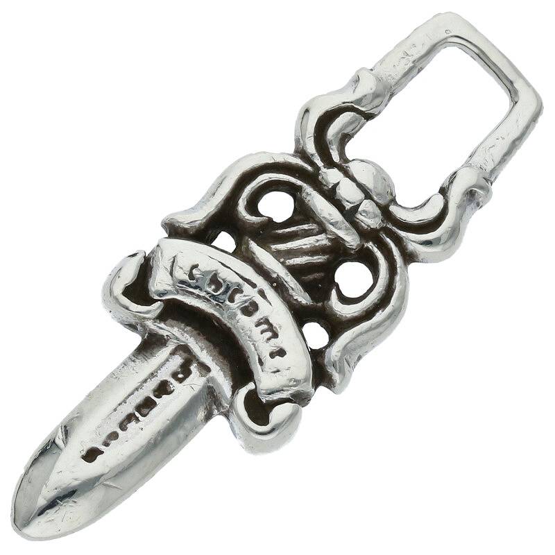 【楽天市場】クロムハーツ Chrome Hearts #5DAGGER ZIP1 #5ダガーチャーム シルバーネックレストップ(シルバー 5 ...