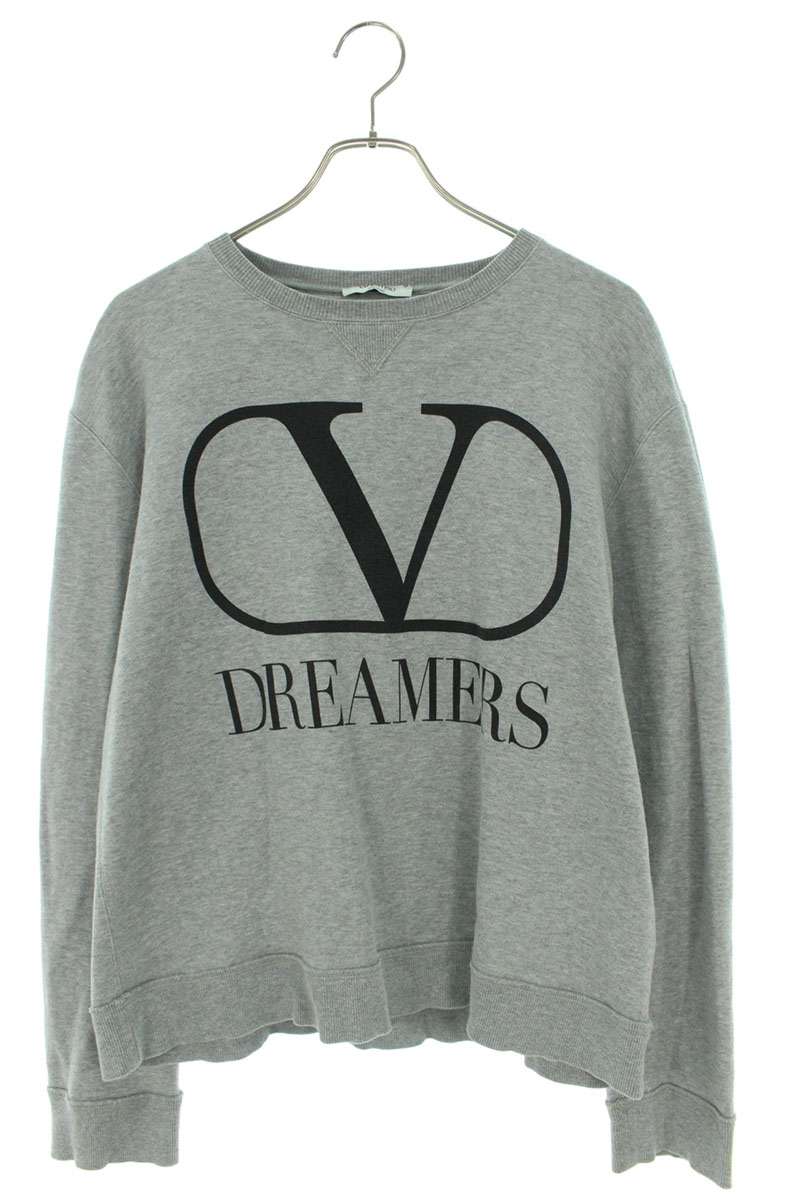 【楽天市場】ヴァレンティノ VALENTINO サイズ:M TV0MF11Y680 ロゴプリントスウェット(グレー)【227042】【BS99】【メンズ】【中古】bb429#rinkan*B ...