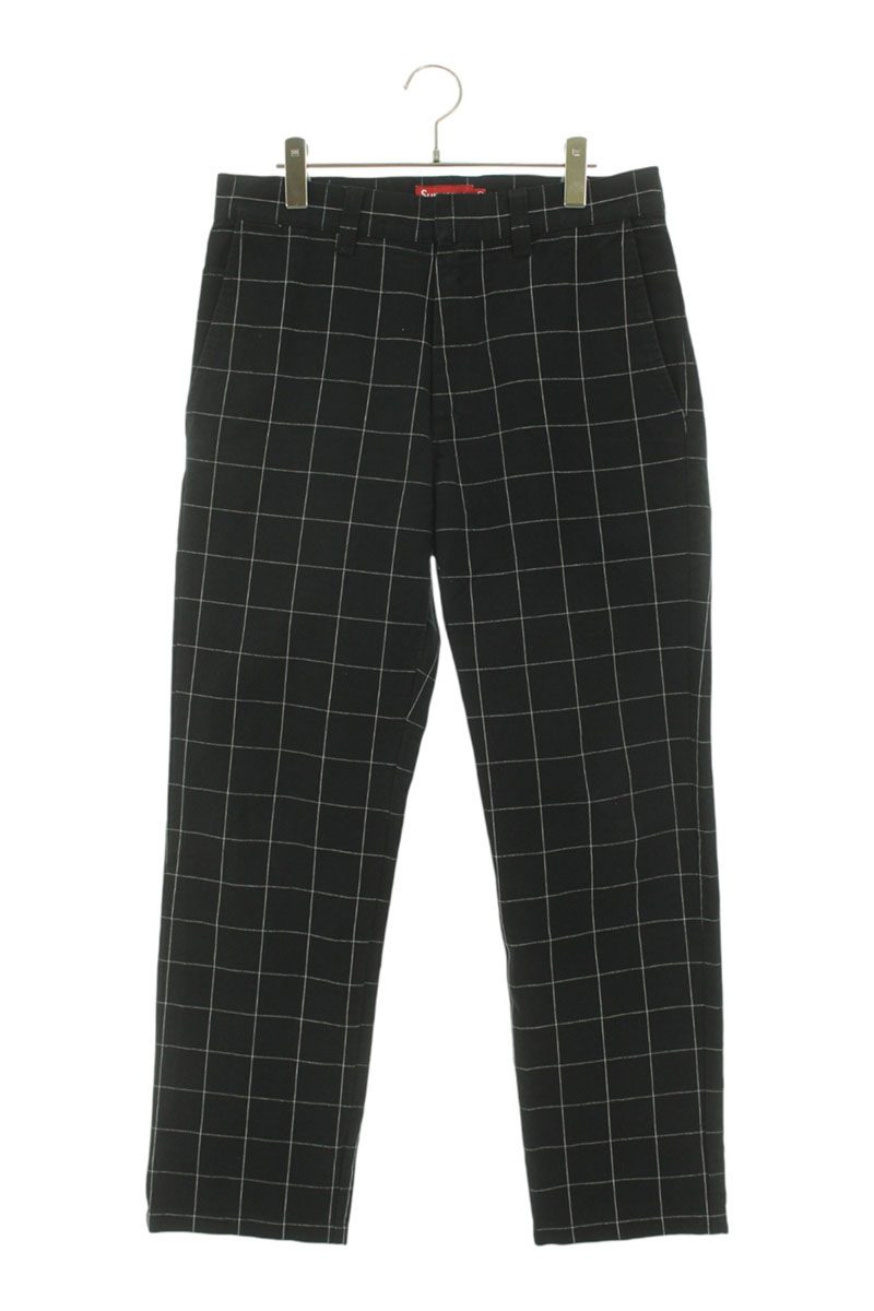 【楽天市場】シュプリーム SUPREME サイズ:30インチ 14SS Windowpane Work Pant ウィンドウペーンチェック ...