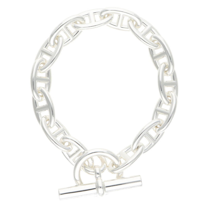 【楽天市場】エルメス HERMES サイズ:14LINK Chaine d'Ancre GM シェーヌダンクルGMシルバーブレスレット ...