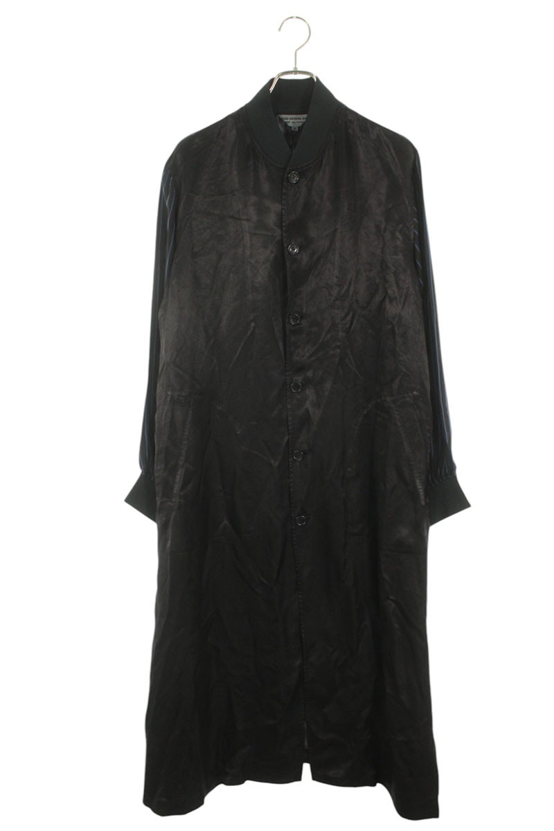 【楽天市場】コムデギャルソン COMME des GARCONS サイズ:M IH-C001 バックプリントショップスタッフコート(ブラック ...
