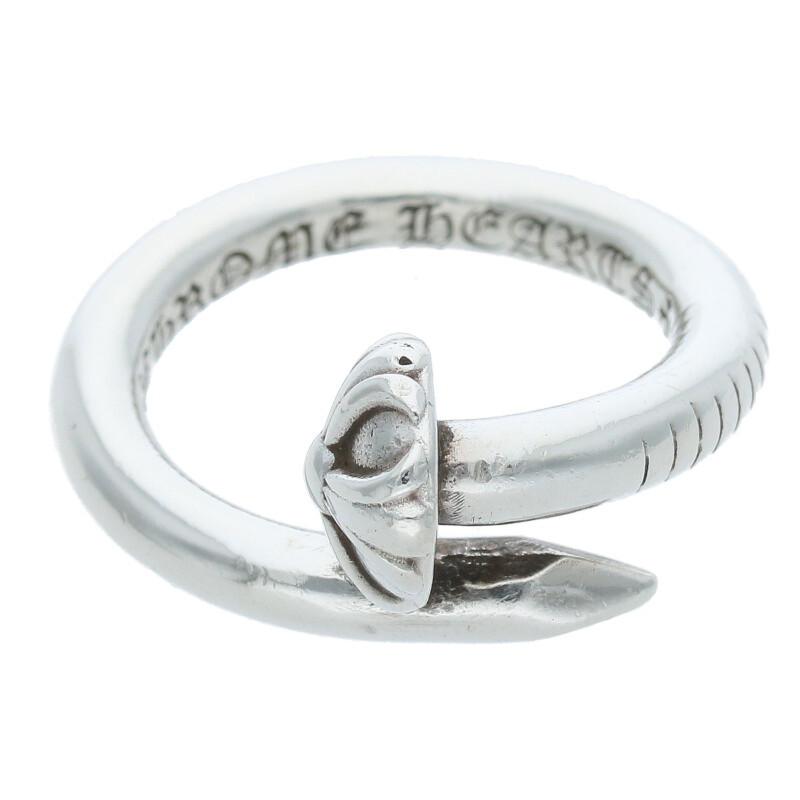 【楽天市場】クロムハーツ Chrome Hearts サイズ:9号 NAIL CRSBALL ネイルクロスボール シルバーリング(シルバー 6 ...