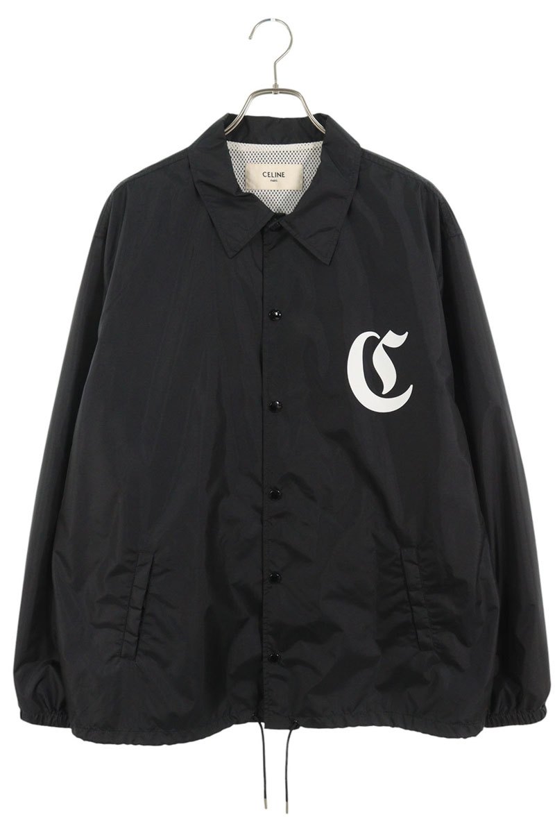 【楽天市場】セリーヌ CELINE サイズ:52 22SS 2W544495M イニシャルロゴルーズフィットブルゾン(ブラック)【324052】【SB01】【メンズ】【中古】bb410# ...