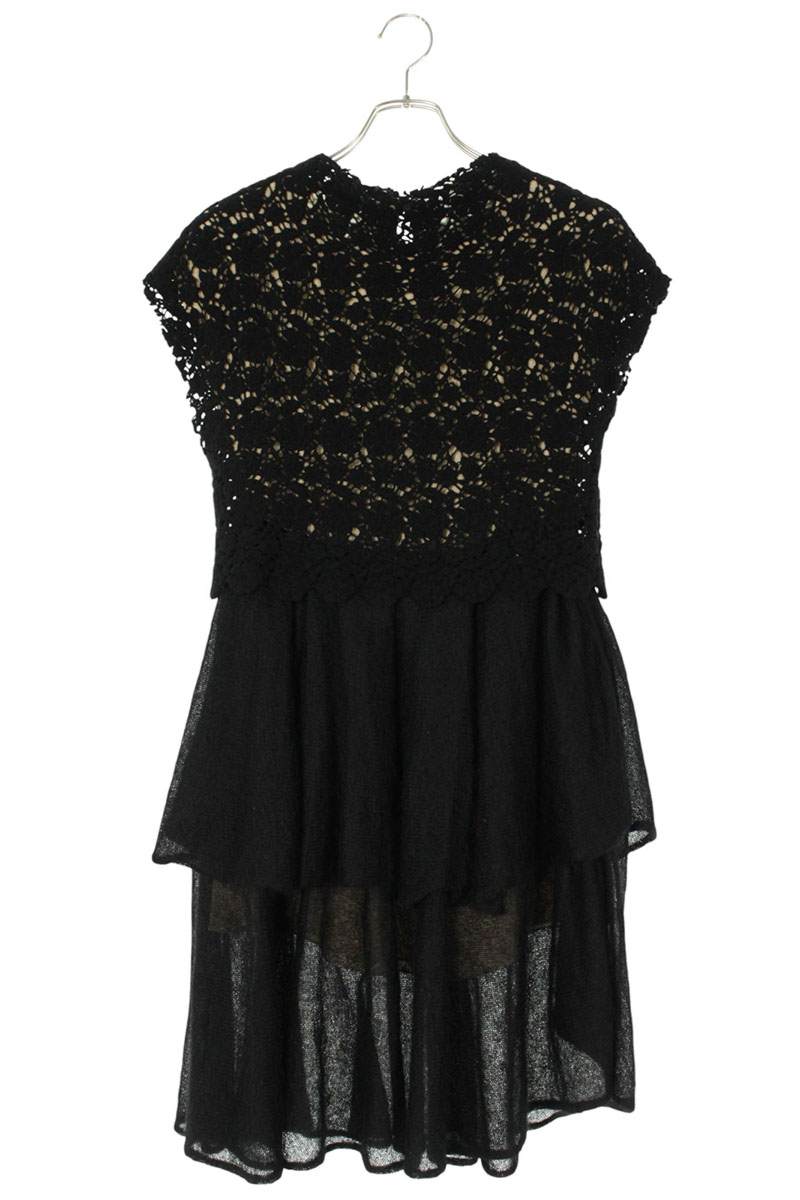 【楽天市場】レッドヴァレンティノ RED VALENTINO サイズ:M BRA9A340-VM1900 レースニットワンピース(ブラック)【415052】【BS99】【レディース】【中古 ...