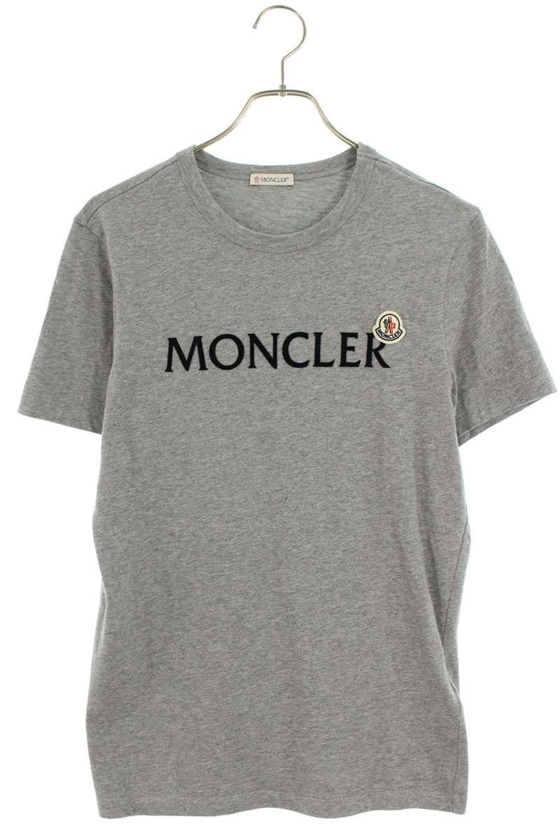 【楽天市場】モンクレール MONCLER サイズ:XS G20918C00022 ロゴワッペンTシャツ(グレー調)【522152】【BS99 ...