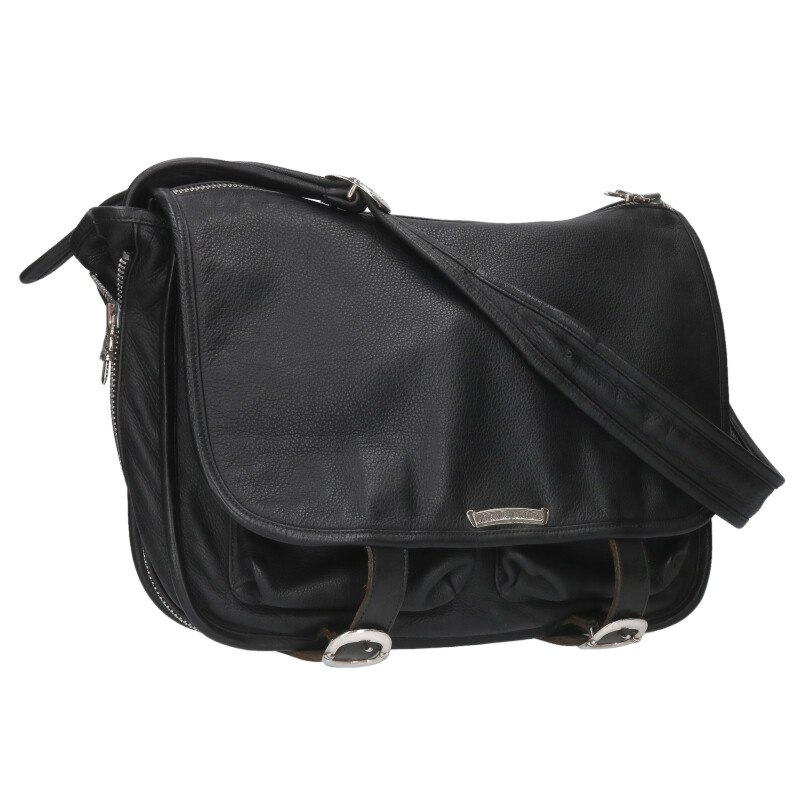 【楽天市場】クロムハーツ Chrome Hearts SHOULDER BAG-LARGE ガンスリンガーストラップレザーショルダーバッグ ...
