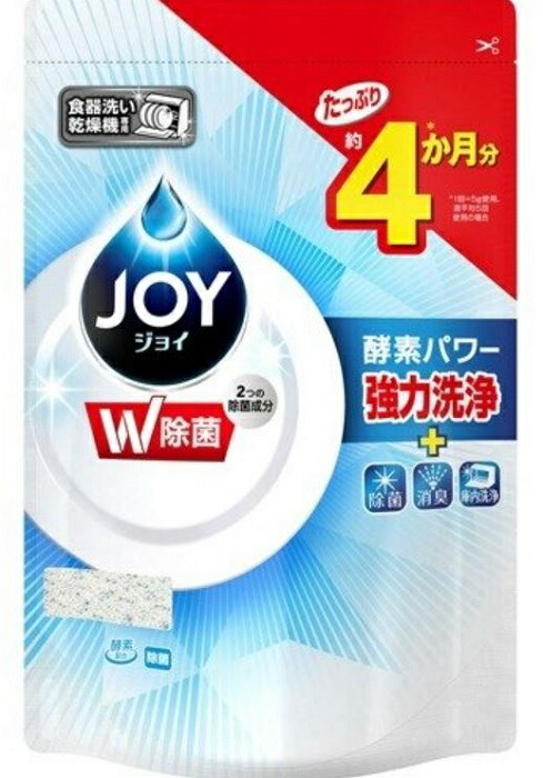 【楽天市場】送料無料 食洗機用 ジョイ つめかえ用 490g P&G JOY 食器用洗剤 食器洗い機用 粉末タイプ 強力除菌 消臭 ファブリーズ 共同開発 大容量 洗浄力 食器 庫内 洗浄 ...