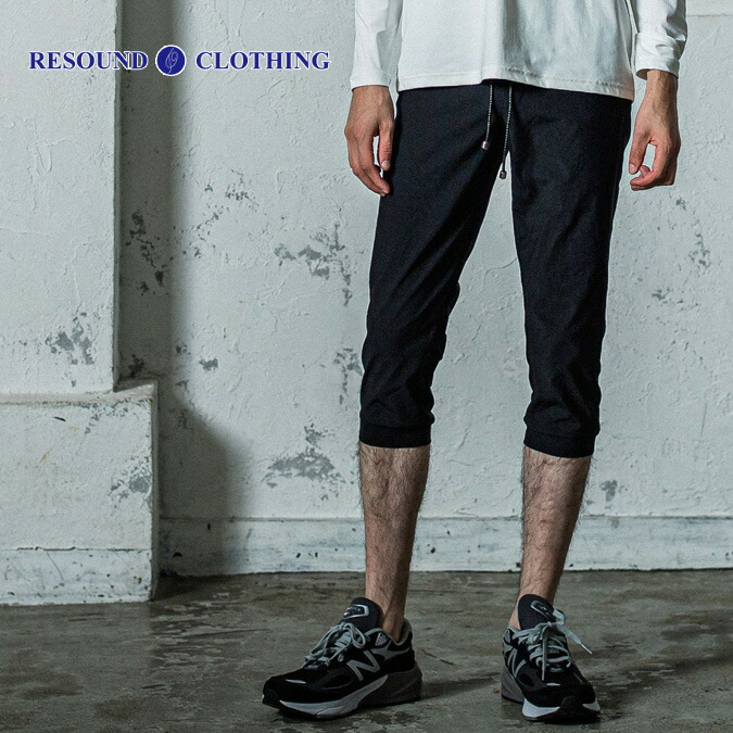 【楽天市場】【※予約※ 4月上旬頃入荷予定】 RESOUND CLOTHING リサウンド クロージングRE cropped PT クロップド ナイロン イージーパンツ パンツ ラグジュアリー ...